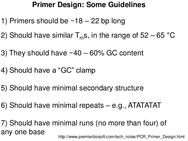 Polymerase Chain Reaction (PCR) Lecture