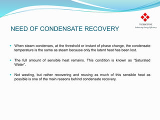 CONDENSATE RECOVERY SYSTEMS | PPTX