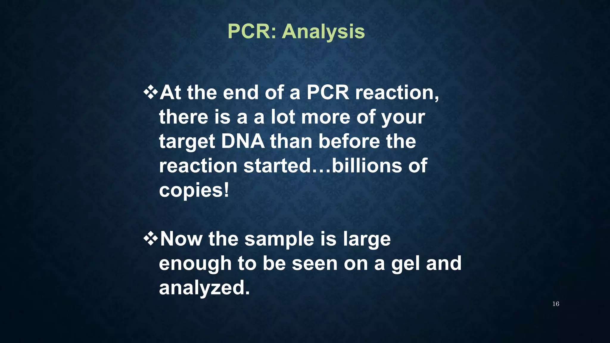 PCR Introduction | PPT