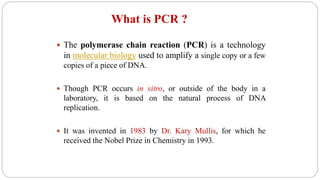 Pcr n optimization | PPTX