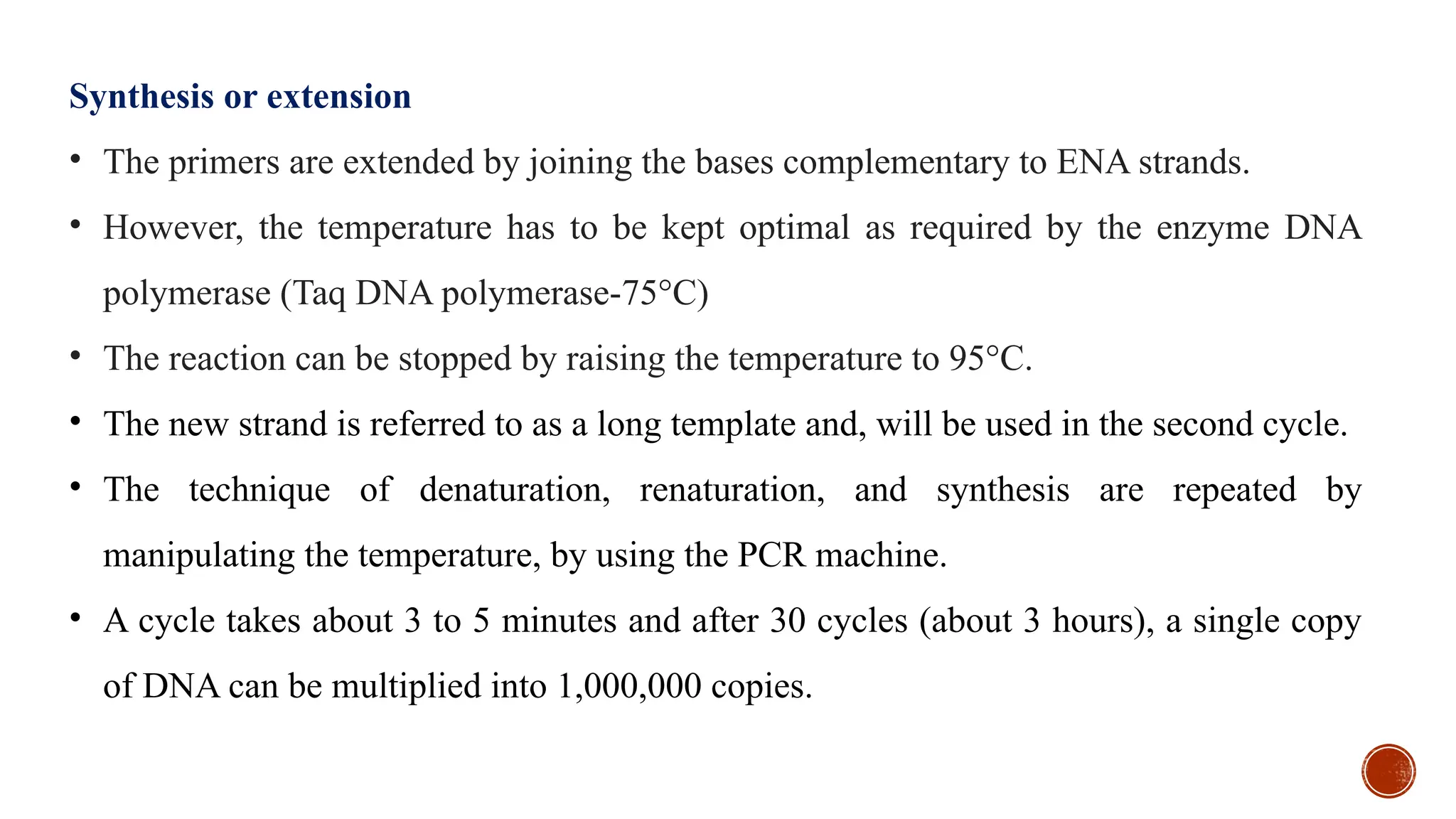 Polymerase Chain Reaction (PCR) notes as per PCI syllabus for B. Pharm ...