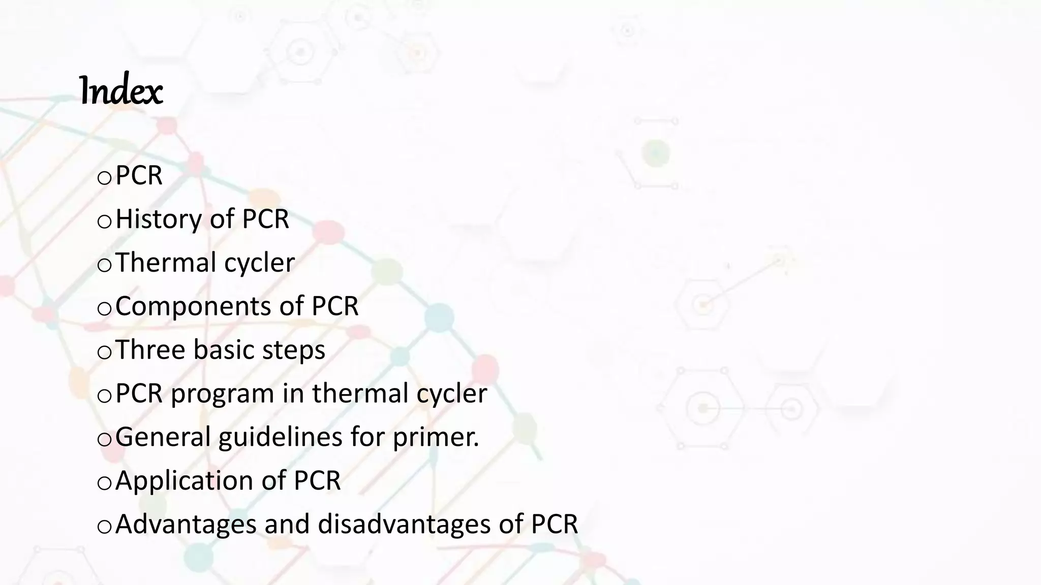 Pcr Presentation | PPTX