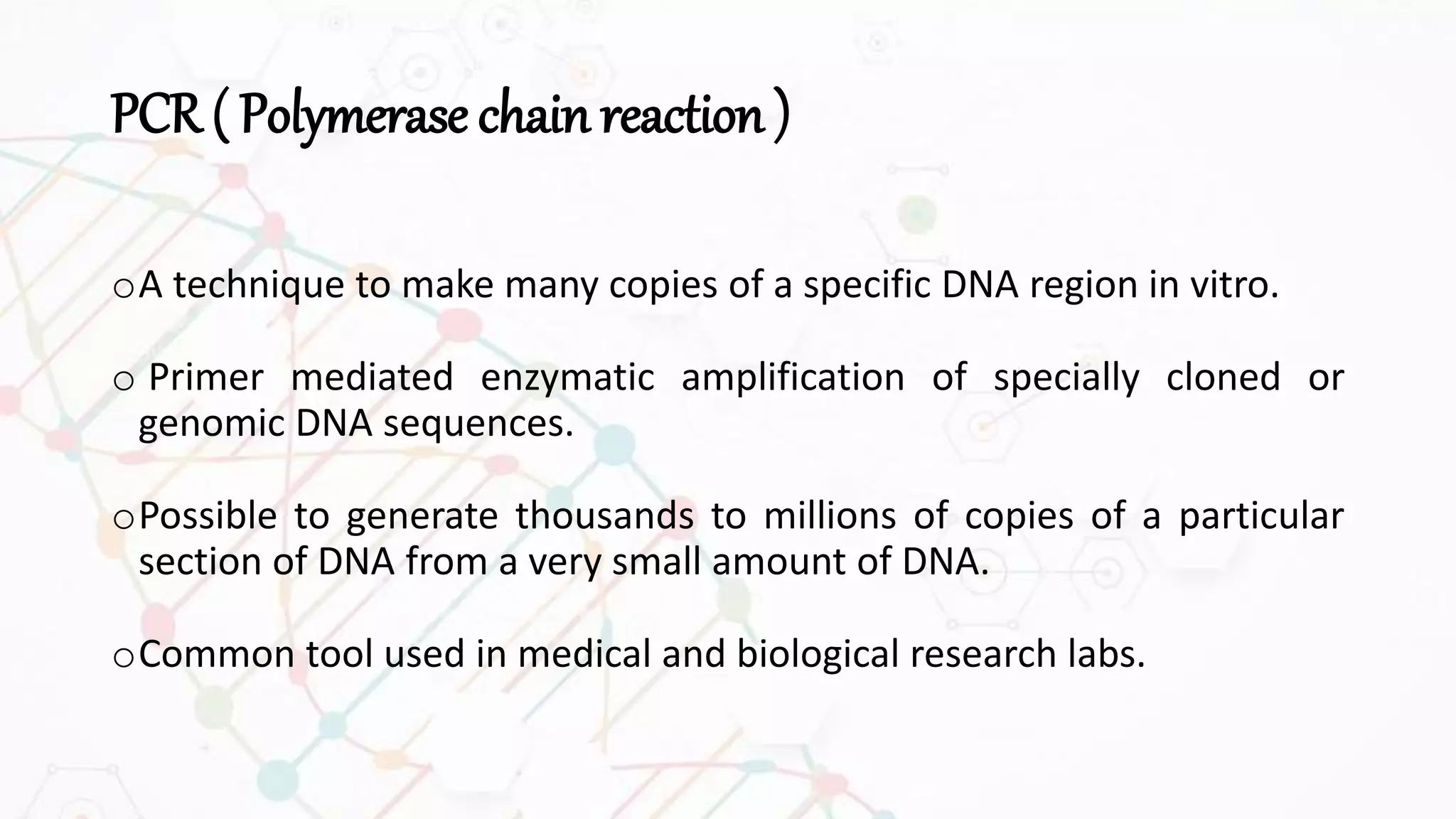 Pcr Presentation | PPTX