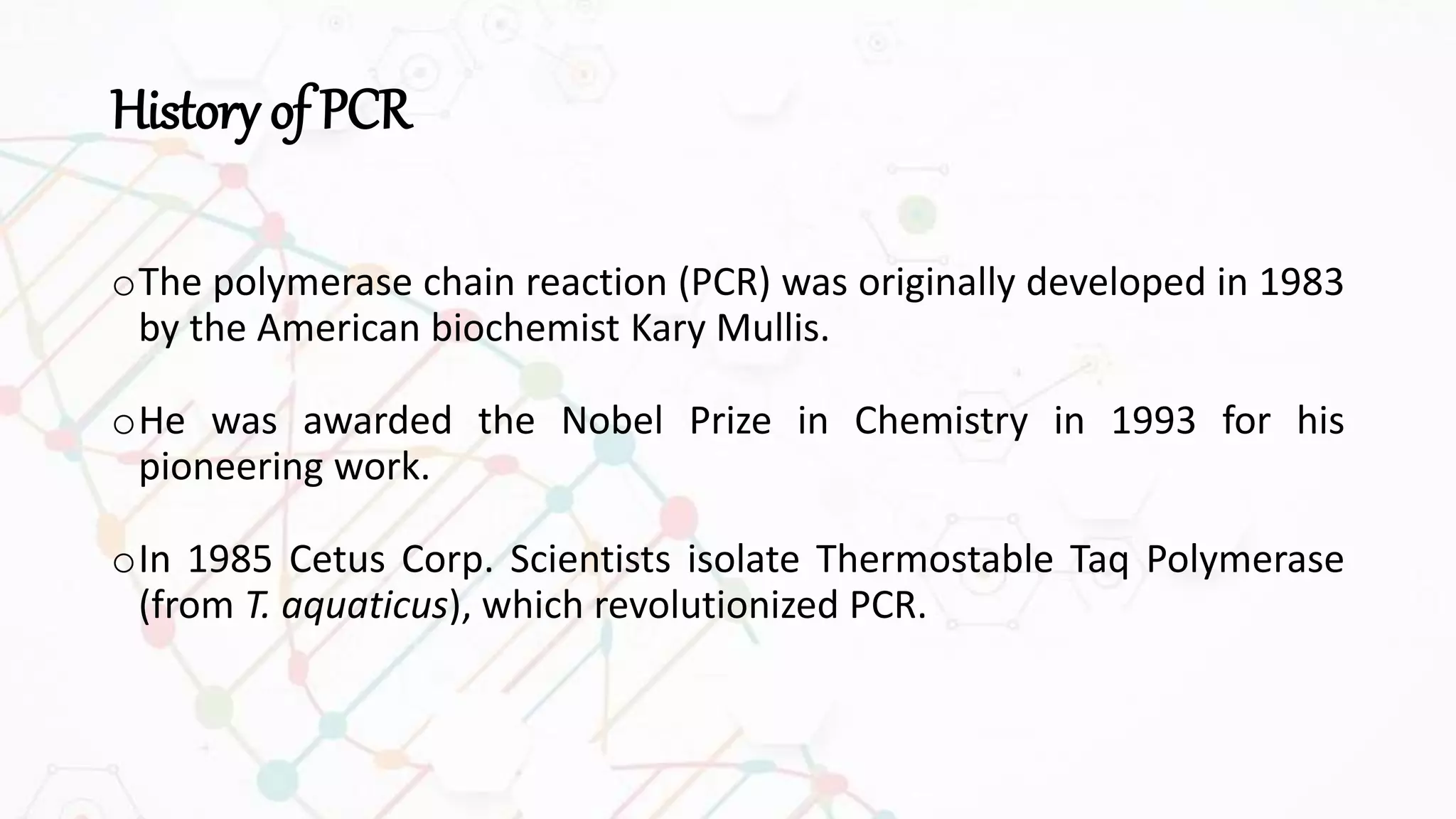 Pcr Presentation | PPTX