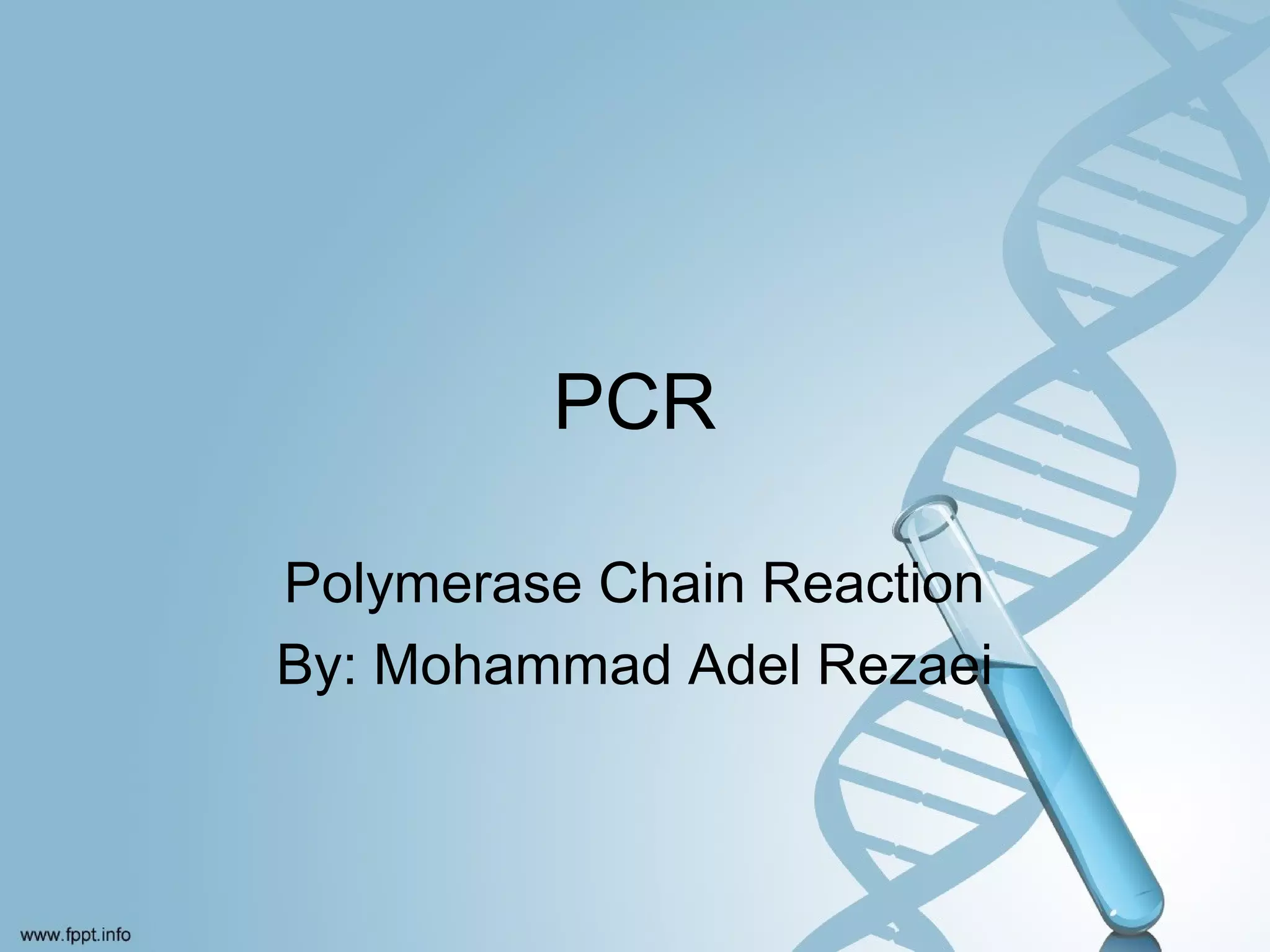 Pcr | PPT