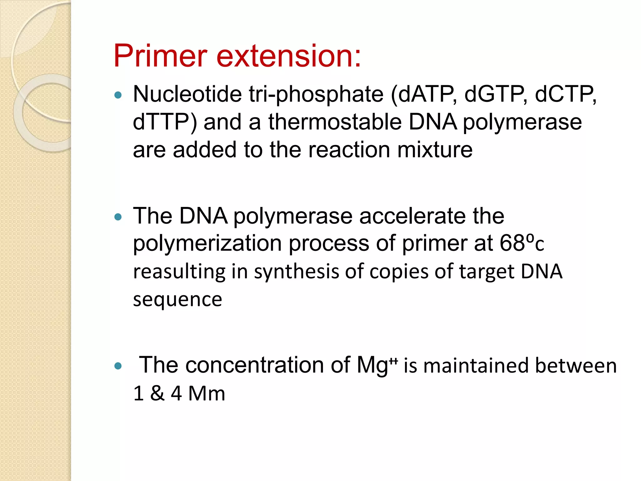 Pcr (polymerase chain reaction) | PPTX