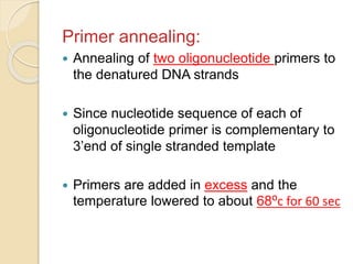 Pcr (polymerase chain reaction) | PPTX