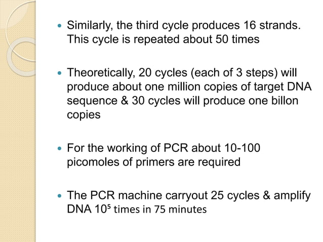 Pcr (polymerase chain reaction) | PPT