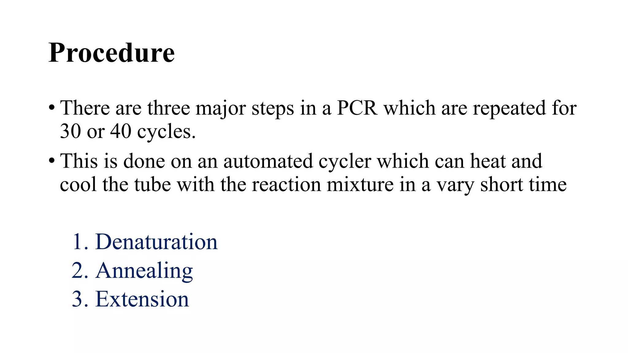 PCR (polymerase chain reaction) and Extraction of DNA from fungal plant ...