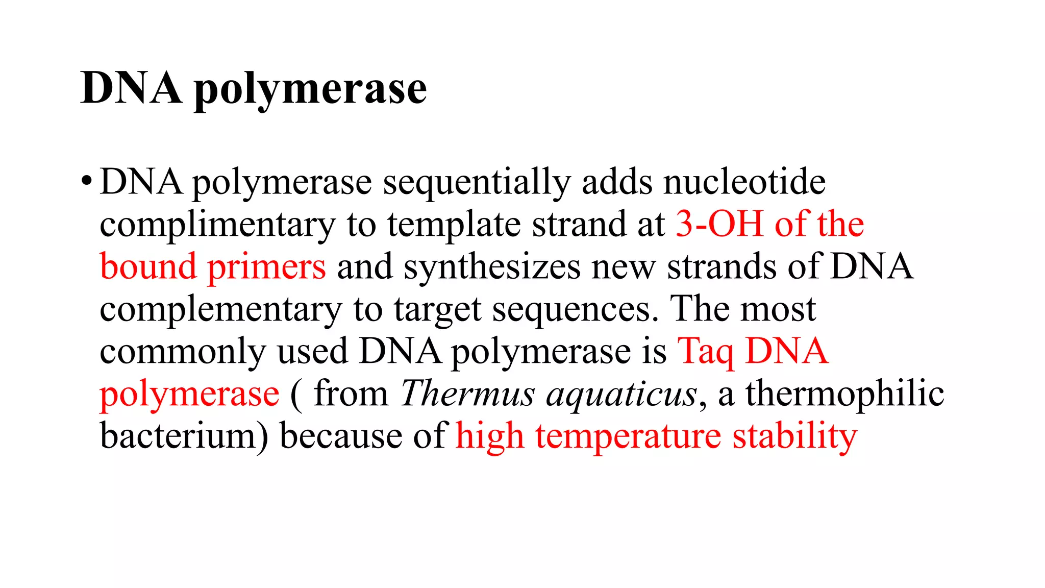 PCR (polymerase chain reaction) and Extraction of DNA from fungal plant ...