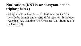 PCR (polymerase chain reaction) and Extraction of DNA from fungal plant ...