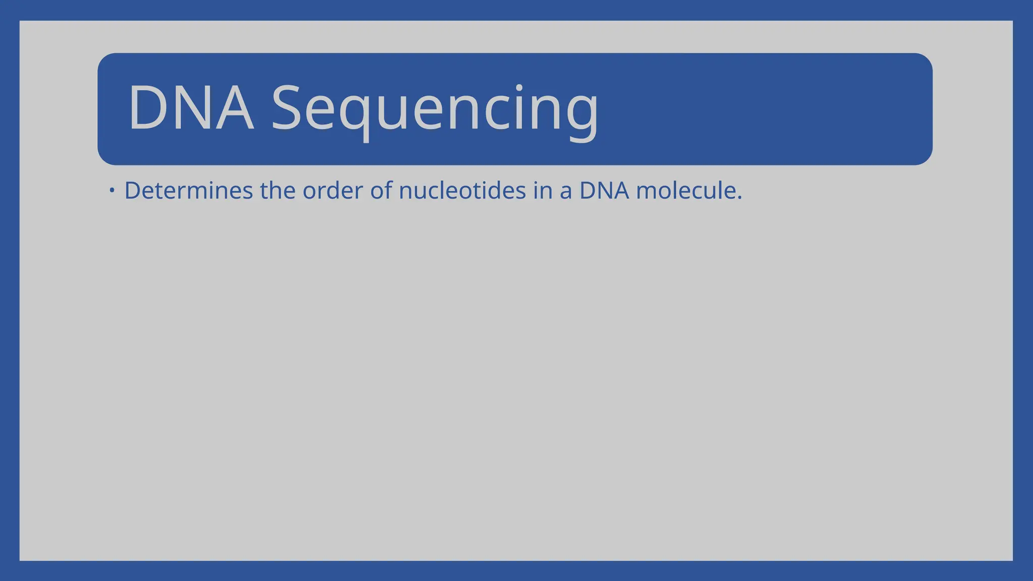 PCR ( Polymerase Chain Reaction) DNA sequencing .pptx
