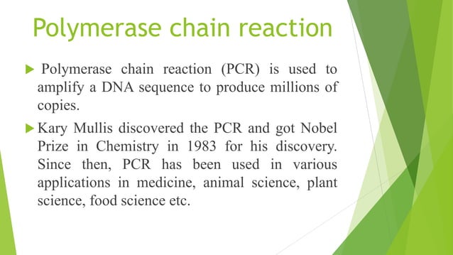 pcr ppt.pptx | Chemistry | Science