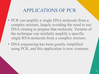 PCR TECHNIQUE | PPT
