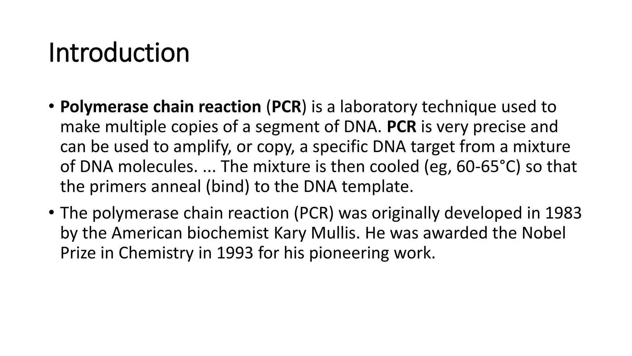 Pcr primer design | PPTX