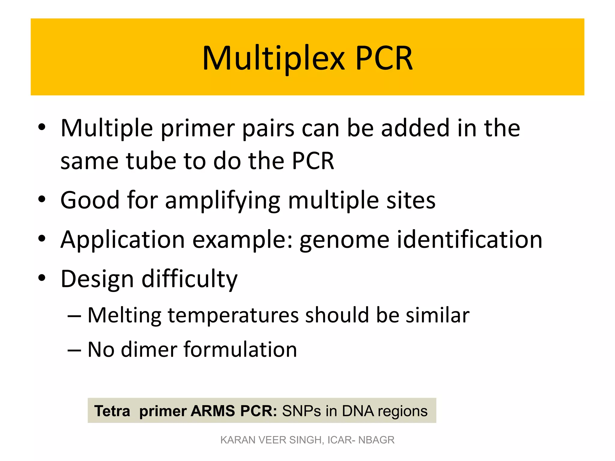 Pcr primer design | PPT