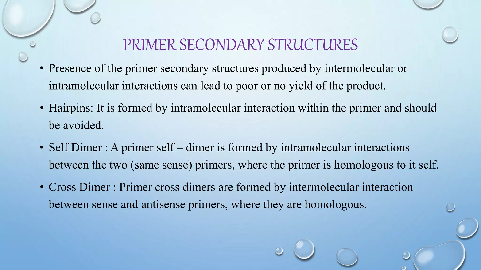 Pcr & primer designing | PPTX