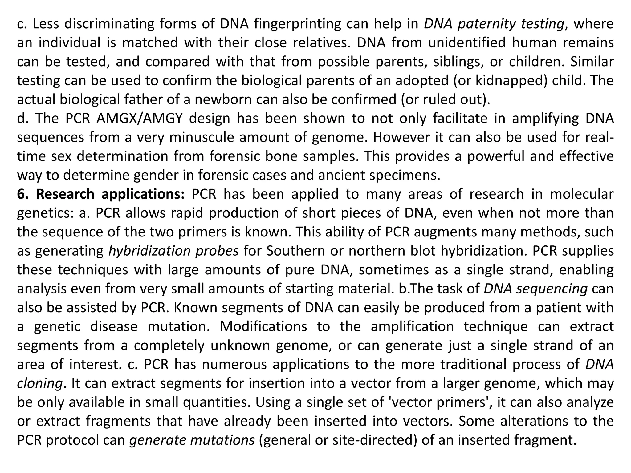Polymerase chain reaction andRestriction fragment length polymorphism ...