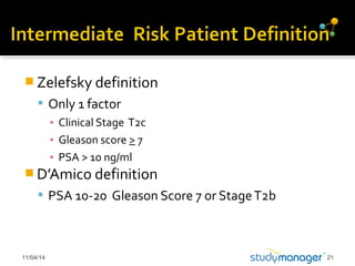 Comparing Treatment Results Of PROSTATE CANCER | PPT | Cancer ...