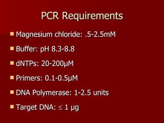 PCR | PPT