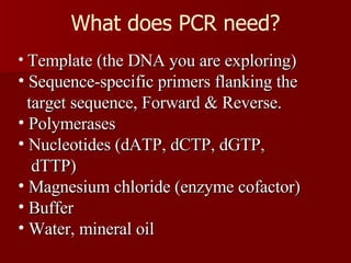 PCR | PPT