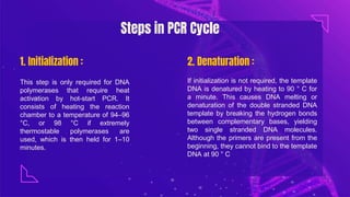 PCR - Polymerase Chain Reaction | PPTX