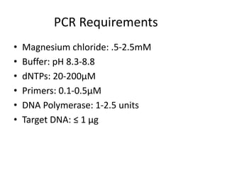 Pcr troubleshooting presentation | PPTX | Chemistry | Science