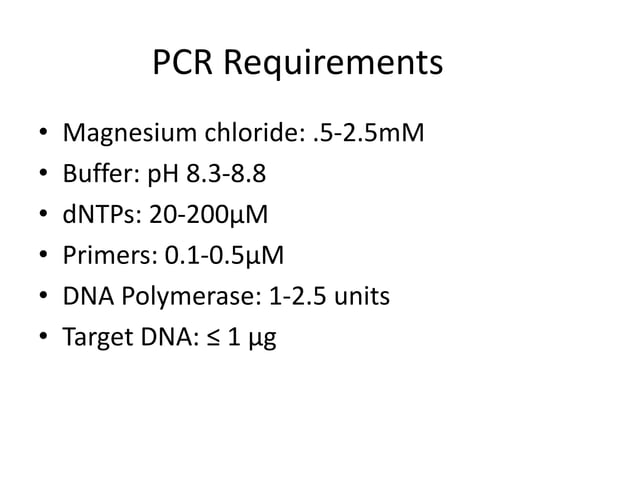 Pcr troubleshooting presentation | PPTX | Chemistry | Science