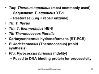 PCR types and applications | PPT