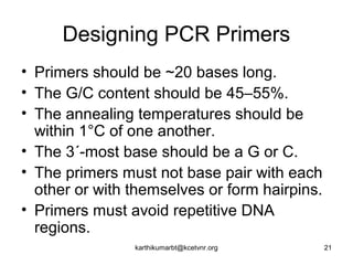 PCR types and applications | PPT