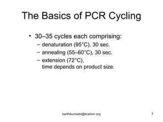 PCR types and applications | PPT