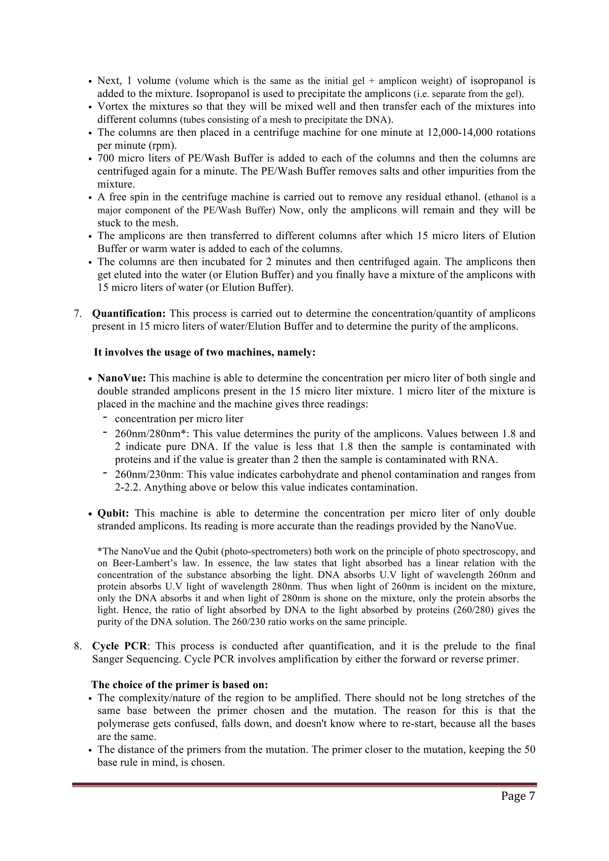 Polymerase Chain Reaction Report | PDF