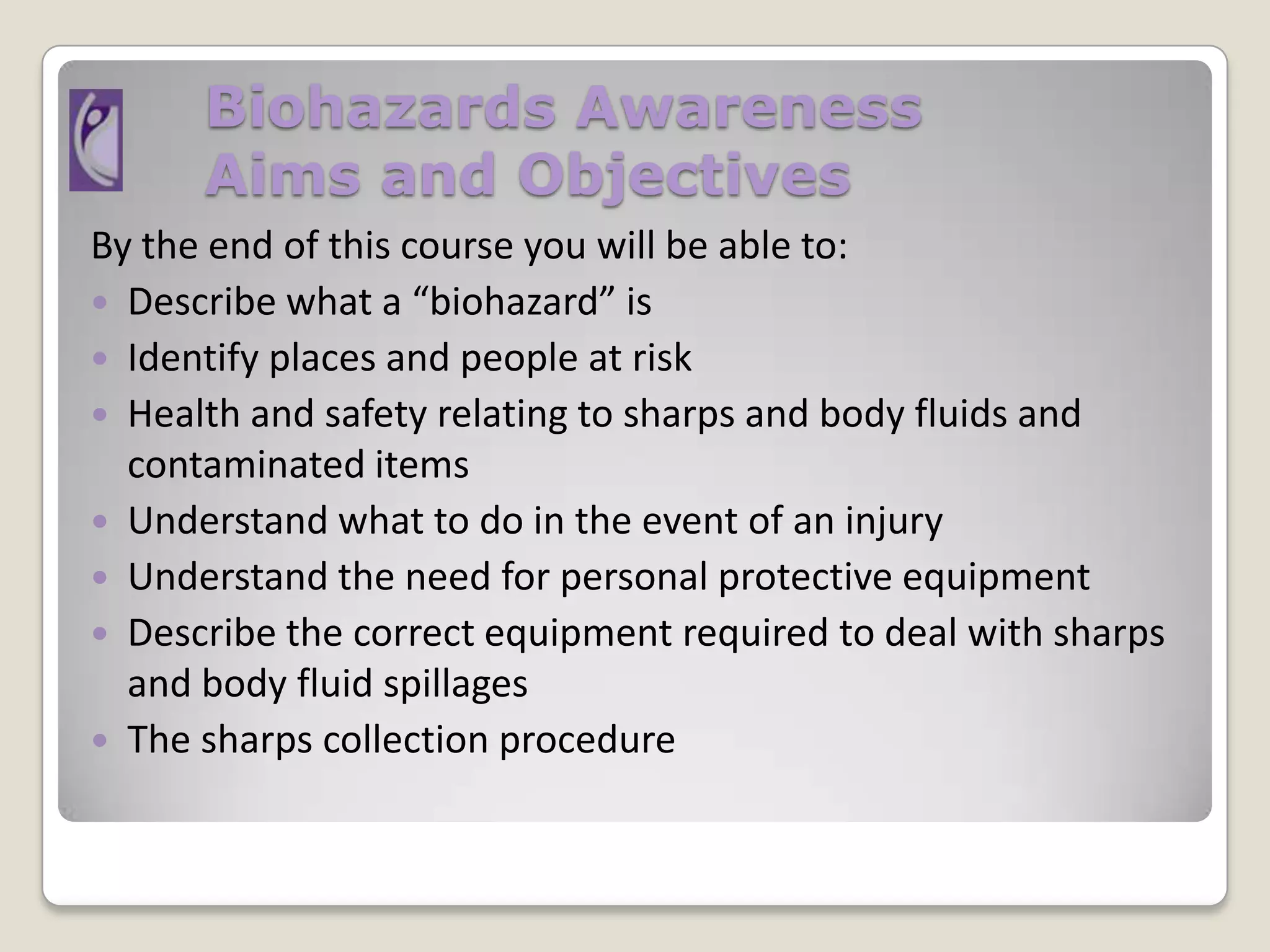 109 Clean & Dispose of Body Fluids & Hazardous Items | PPTX