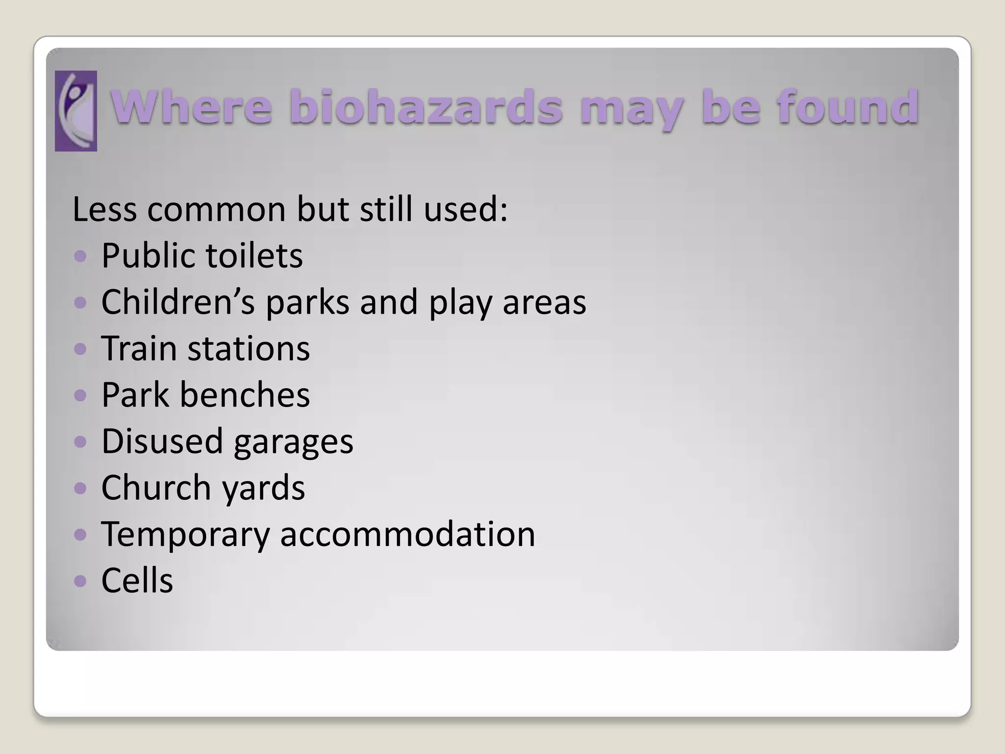 109 Clean & Dispose of Body Fluids & Hazardous Items | PPTX