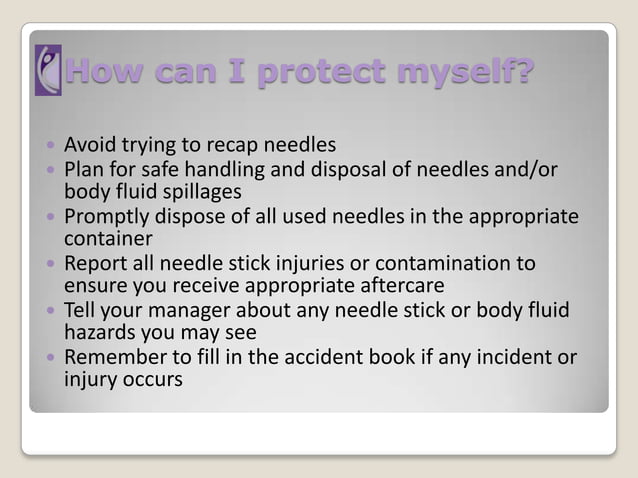 109 Clean & Dispose of Body Fluids & Hazardous Items | PPT