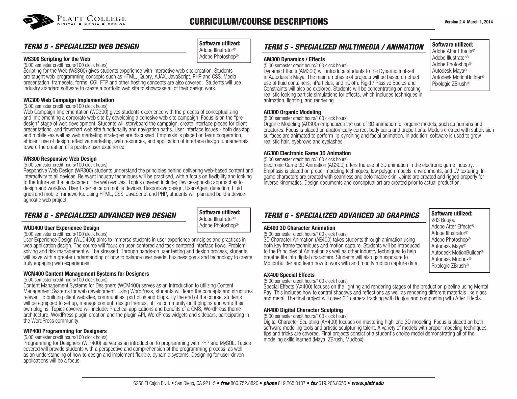 Diploma in Web Design - Specialized Advanced Web Design | PPT