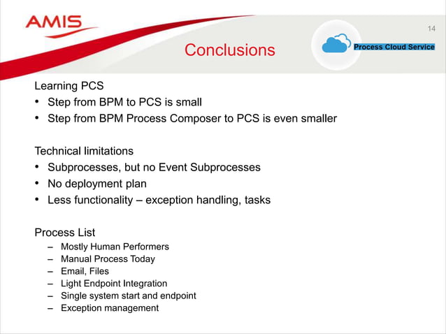 Process Cloud Service Deep dive | PPTX