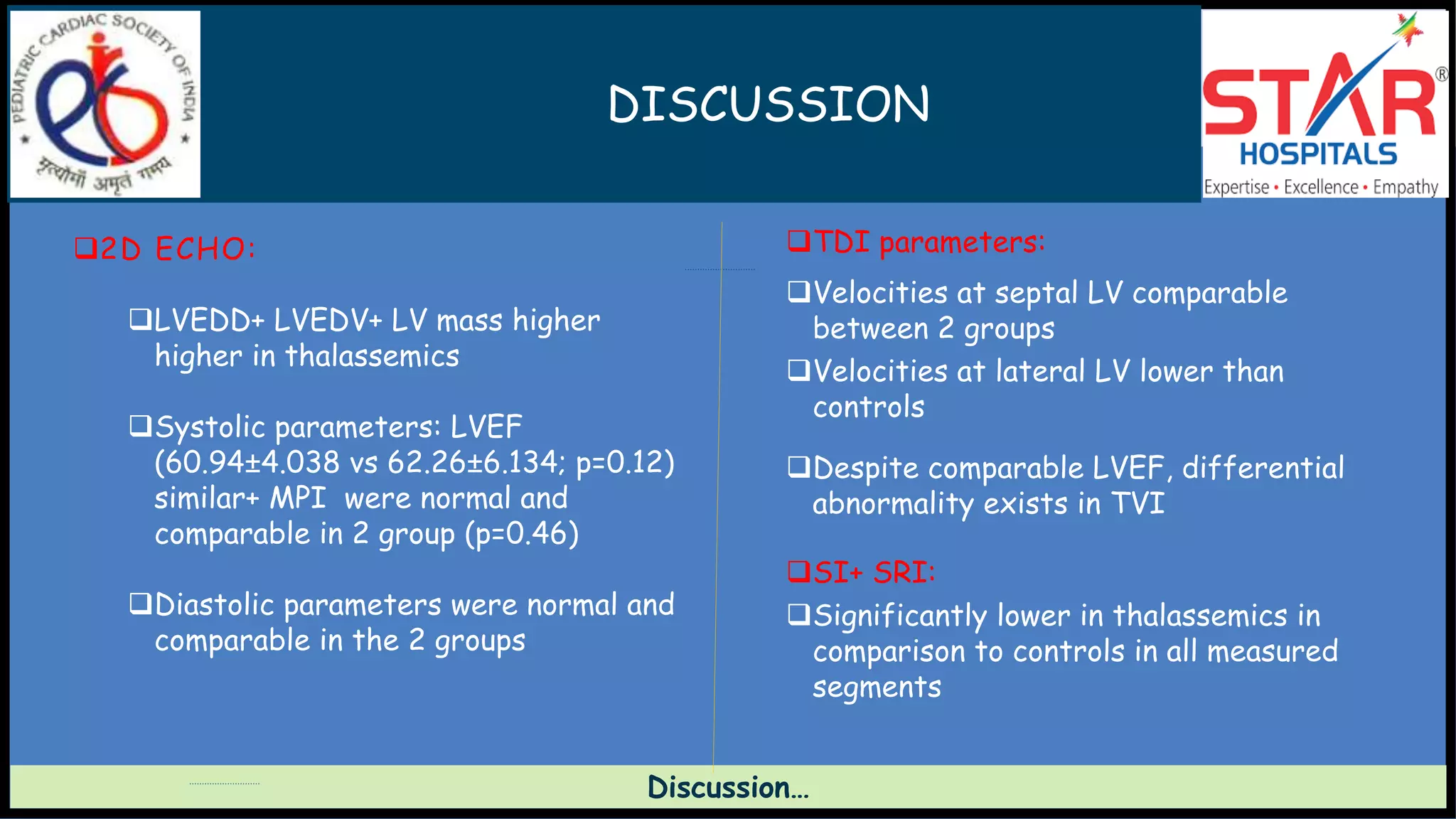 THALASSEMIA: VENTRICULAR DYSFUNCTION ASSESSMENT | PPT