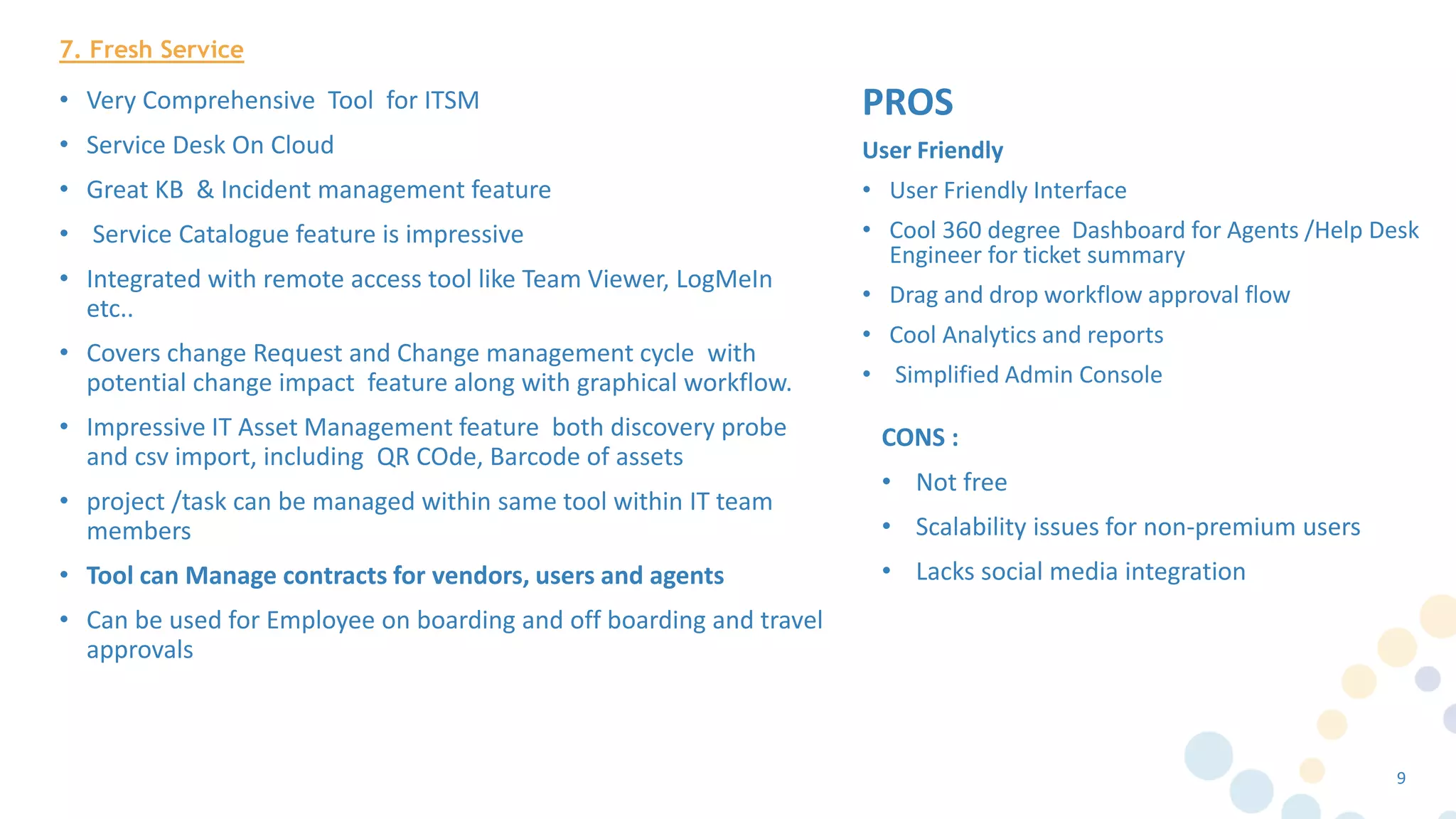 Slide Deck -Project Management Tools Evaluation/Comparison | PPTX