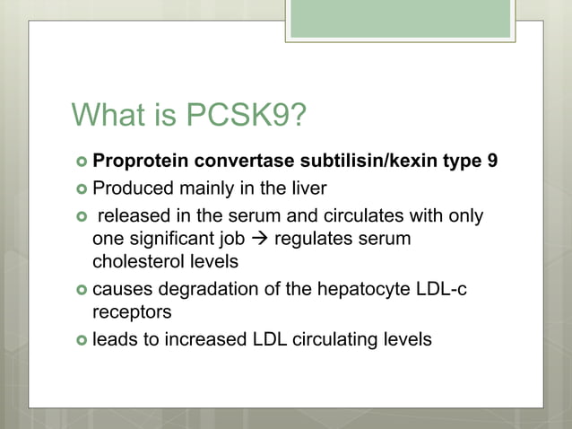 Pcsk9 inhibitors thesis defence | PPT