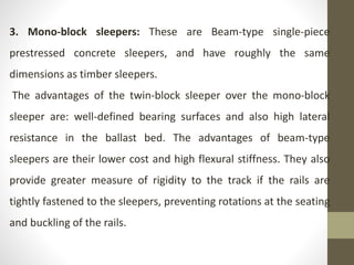 ANALYSIS AND DESIGN OF PRESTRESSED SLEEPERS | PPTX
