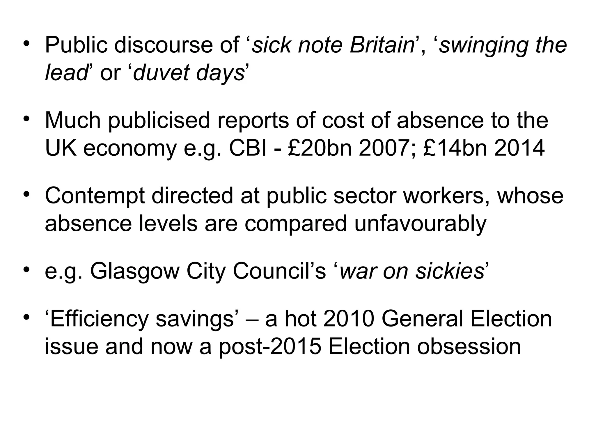 PCS_MoD_Sickness_Absence_Management_Kentigern.ppt