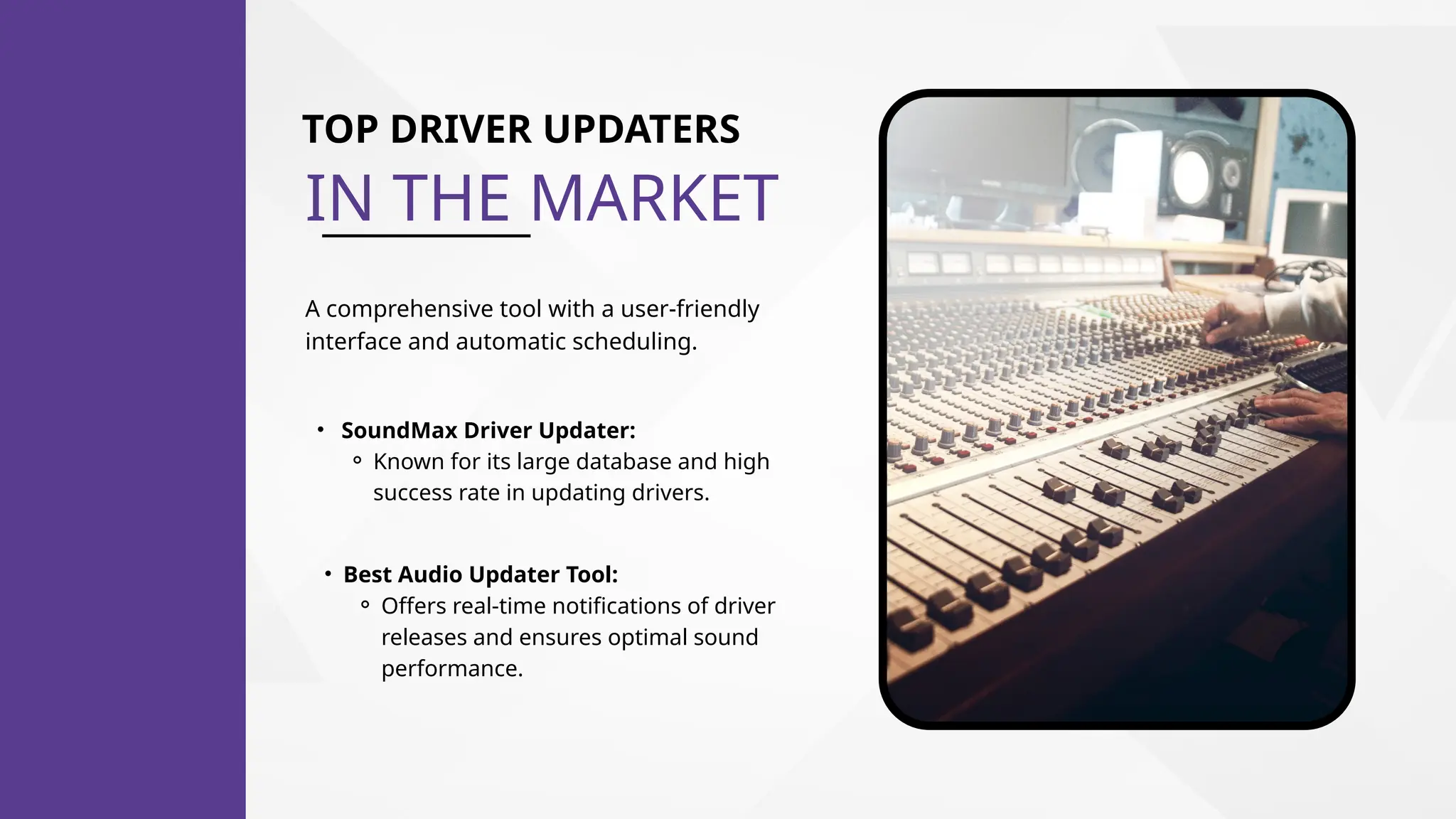 PC Sound: A Closer Look at Driver Updaters | PPTX | Operating Systems ...