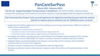 PanCareSurPass @SIOP Europe/CCI Europe Meeting 2021, Riccardo Haupt | PPT
