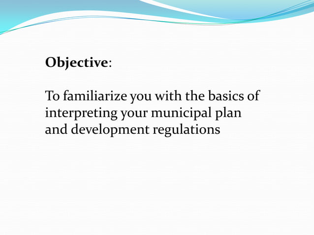 PCSP - How to Read Our Town Plan | PPT
