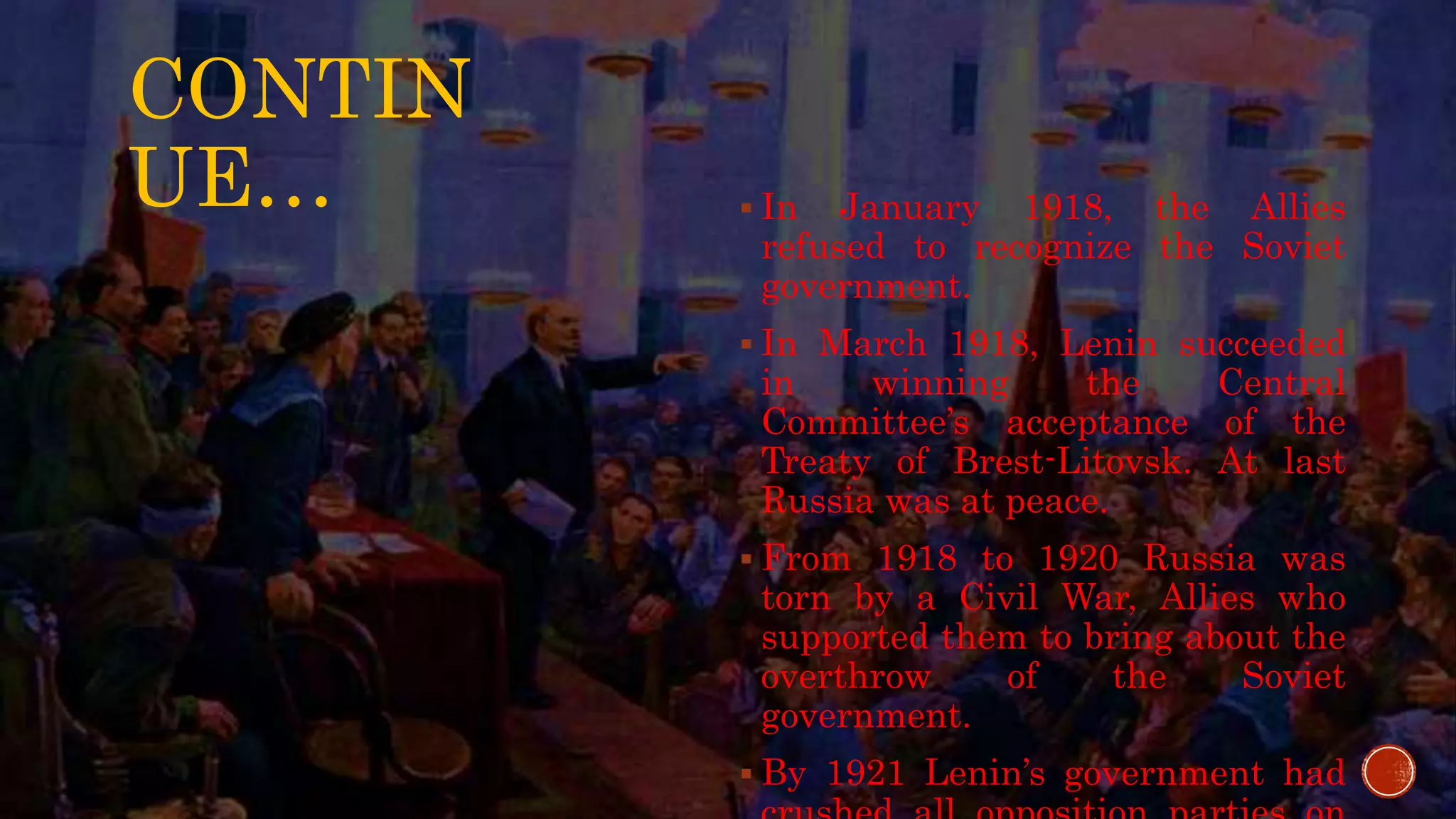 Presentation on Leninism | PPTX