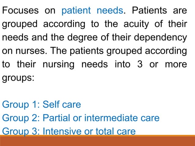 patient classification system,staffing | PPTX