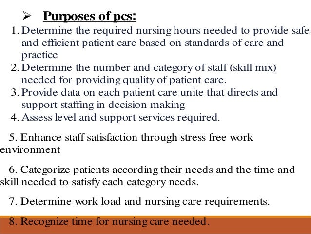 patient classification system,staffing
