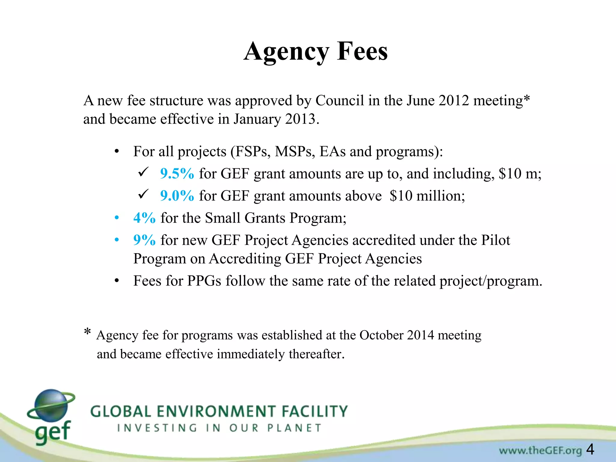 GEF Project Cycle Streamlining | PPT
