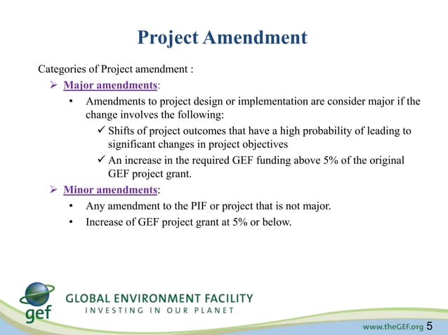 GEF Project Cycle Streamlining | PPT